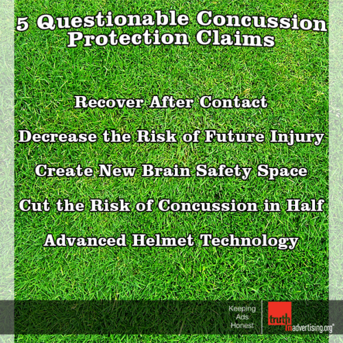 Five Questionable Concussion Protection Claims