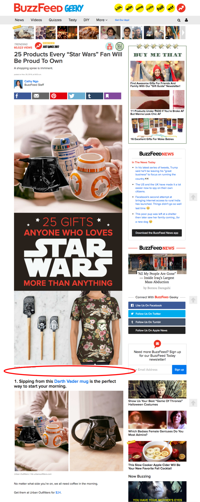 Ad or Not? BuzzFeed’s Buy Me That Section - Truth in Advertising