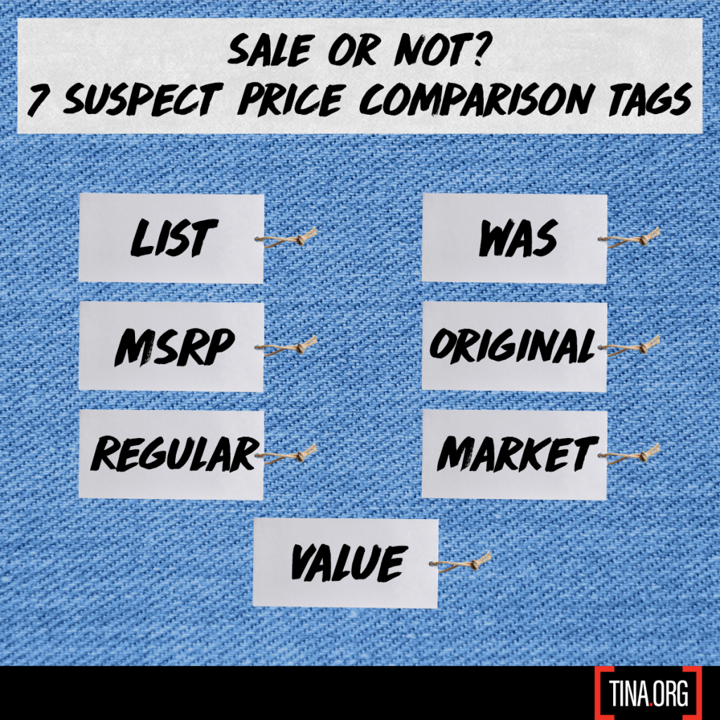 Sale or Not? 7 Suspect Price Comparison Tags