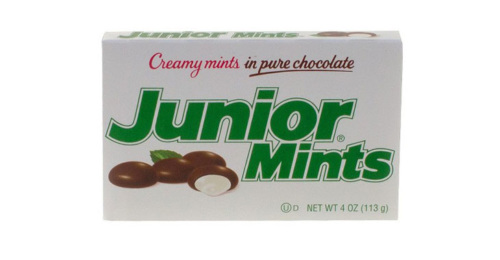 Theater Boxes of Junior Mints and Sugar Babies