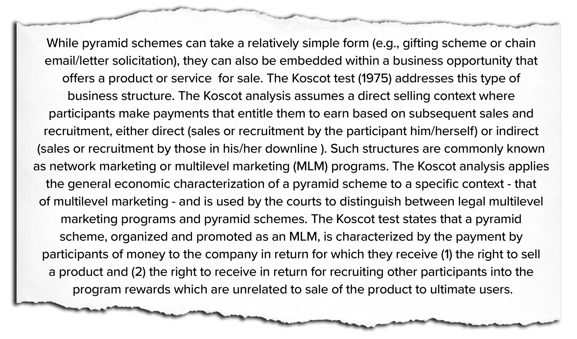 Expert Economist Declares Jeunesse a Pyramid Scheme