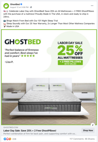GhostBed’s Deceptive Made in USA Claims