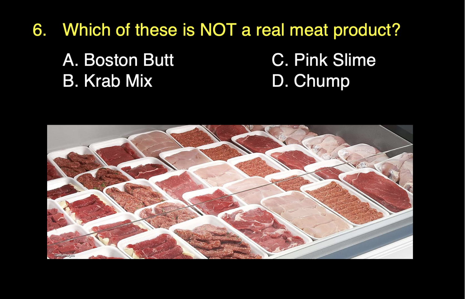 2020 Reasonable Consumer Quiz