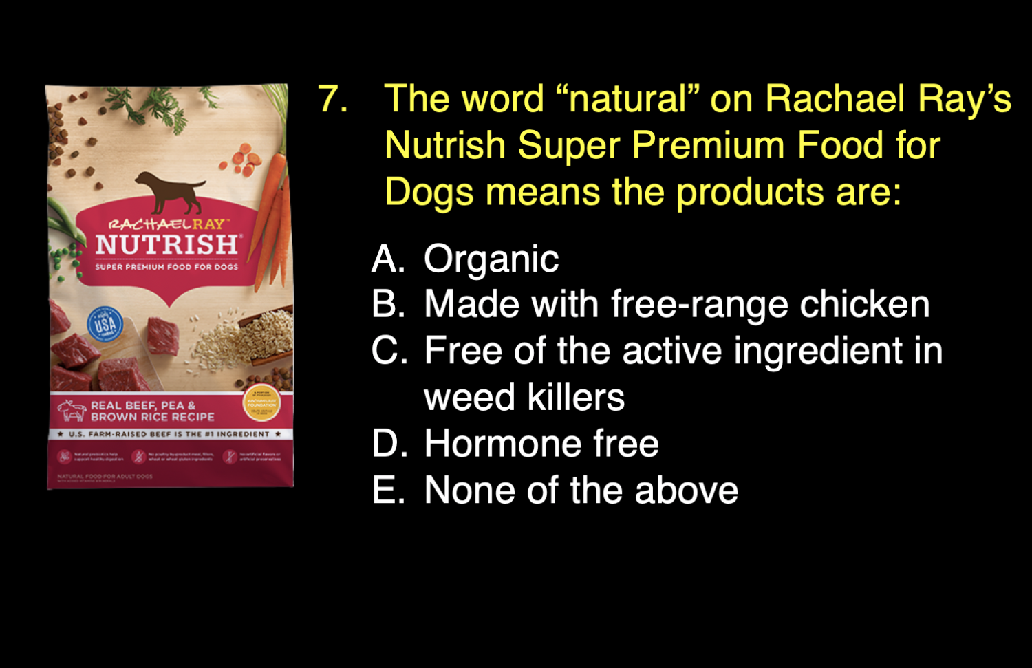 2020 Reasonable Consumer Quiz