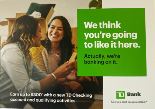 TD Bank’s $300 Gift