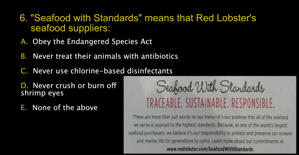 2022 Reasonable Consumer Quiz