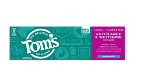 Colgate and Tom’s of Maine Toothpastes
