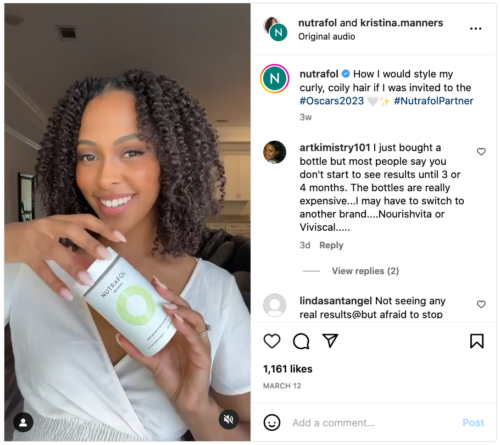Hair-Raising Claims by Unilever’s Nutrafol Reported to Regulators