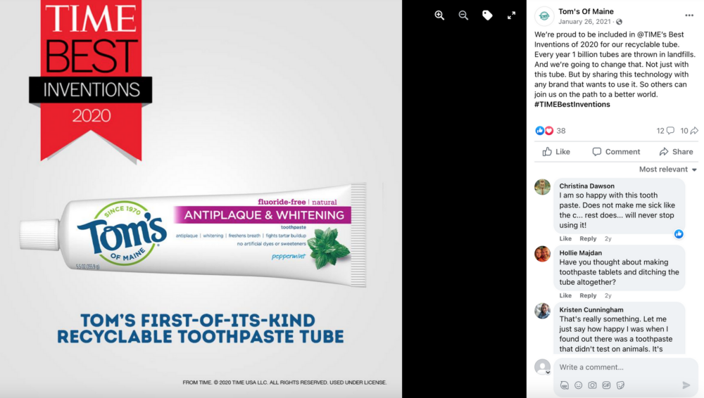 Colgate, Tom’s of Maine Need to Brush Up on What ‘Recyclable’ Means to Consumers