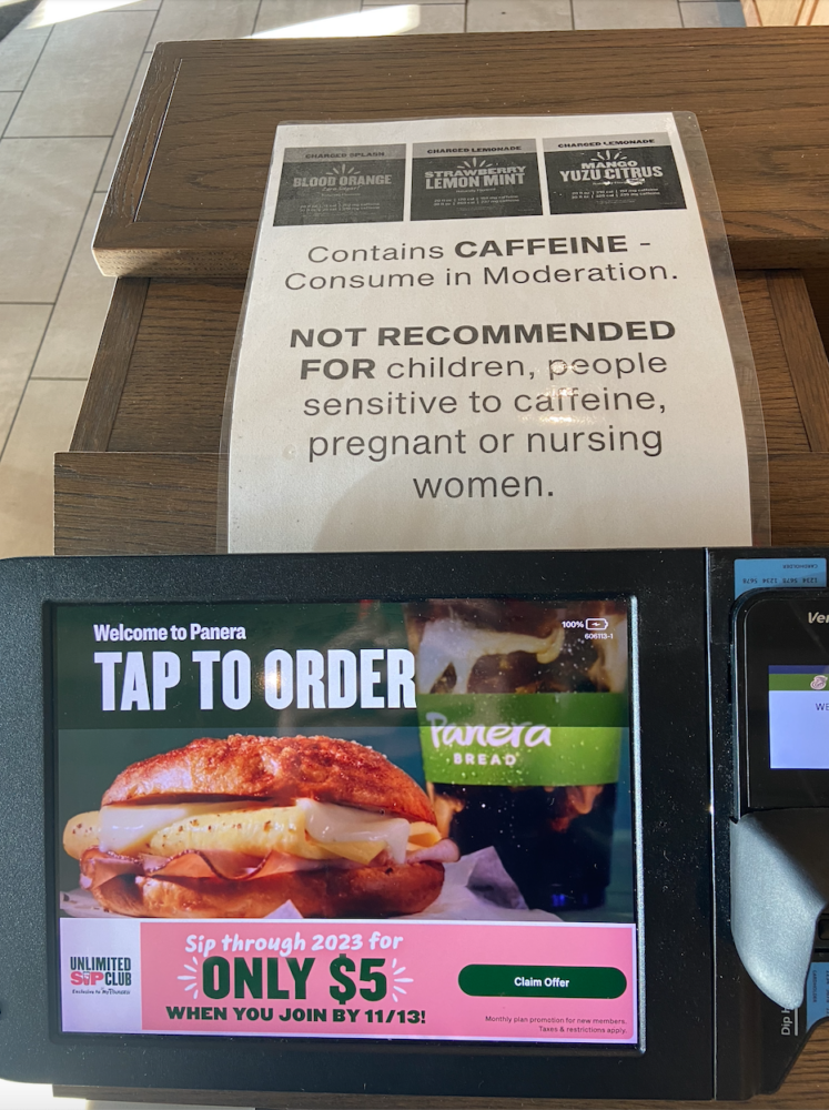 Panera's Charged Lemonade