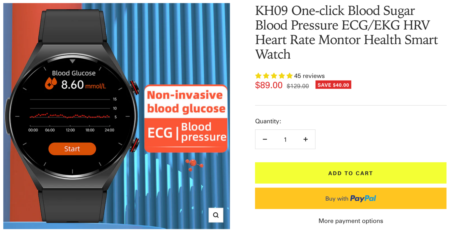 Smartwatches, Smart Rings Marketed to Measure Blood Sugar