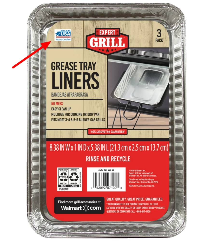 Walmart's Made in USA Claims for Aluminum Products