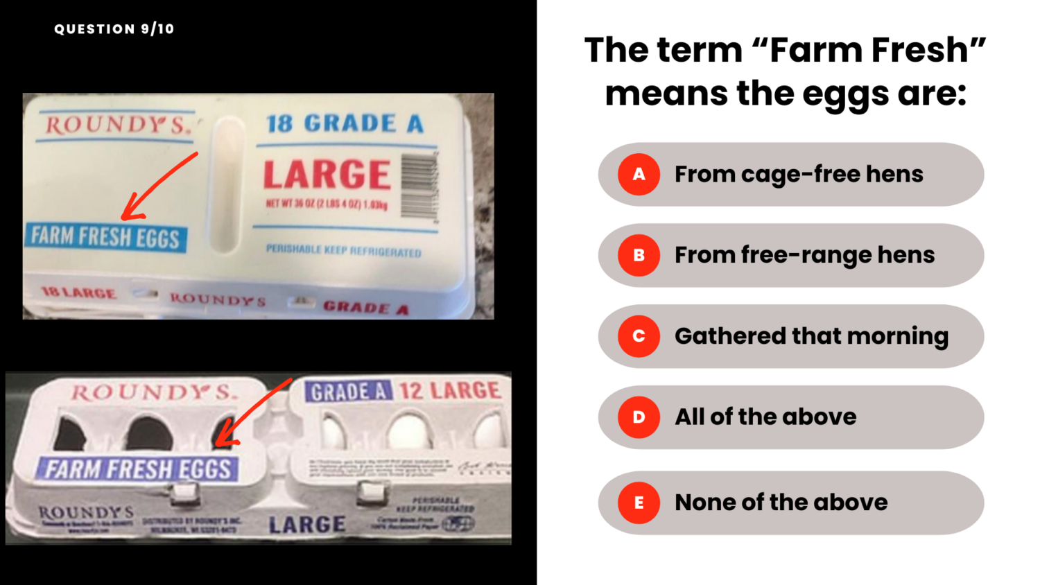2024 Reasonable Consumer Quiz